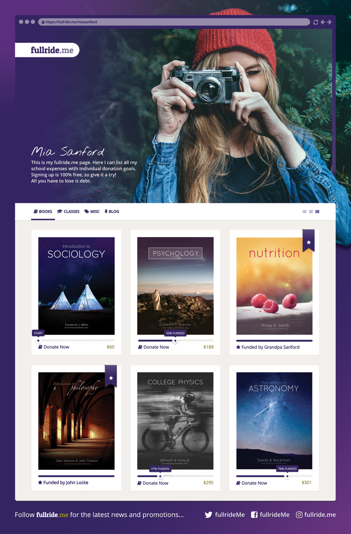 fullride.me Poster Design | THE MOLITOR